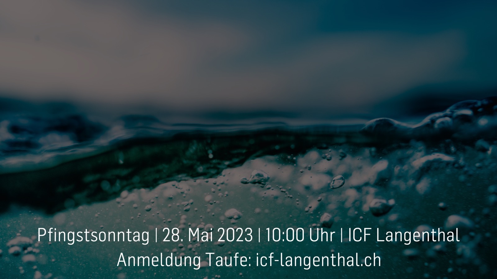 Celebration mit Taufe – ICF Langenthal